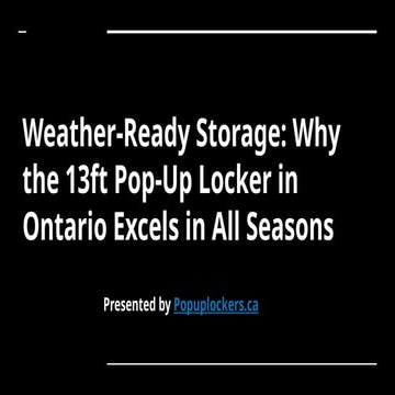 Weather-Ready Storage_ Why the 13ft Pop-Up Locker in Ontario Excels in ...