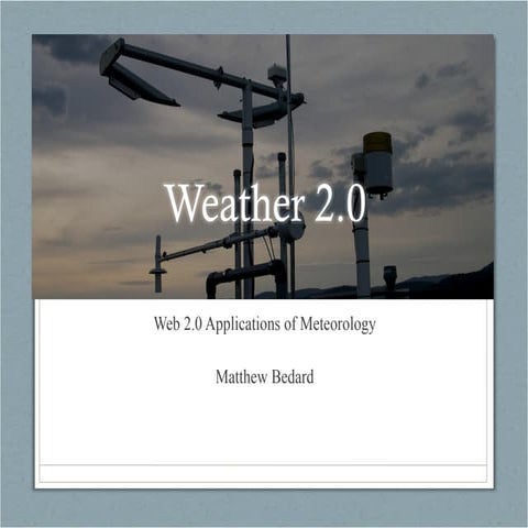 Weather2 | PPT | Web Development | Internet
