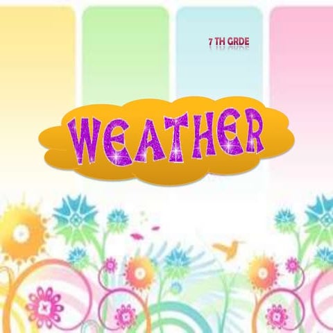 Weather 7th grade | PPTX