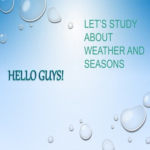 Seasons powerpoint | PPT