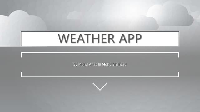 web weather application ppt.pptx