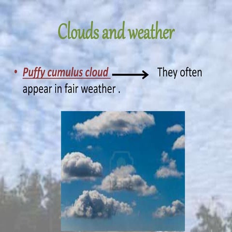 Clouds and weather | PPT