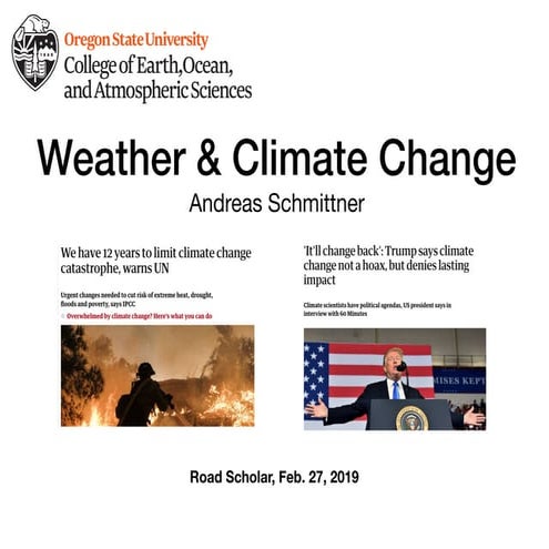 Weather and Climate Change | PPT