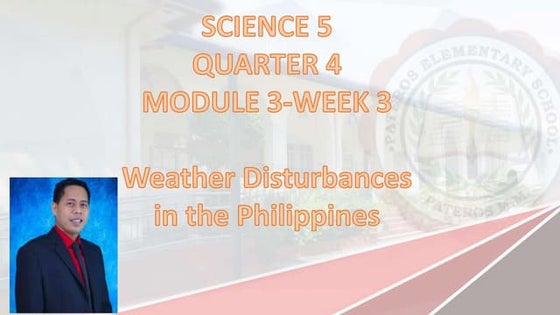 Weather Disturbances (Project in Science) | PPT