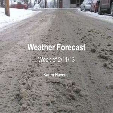 Weather forecast | PPT