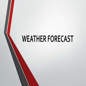 Weather forecast | PPTX