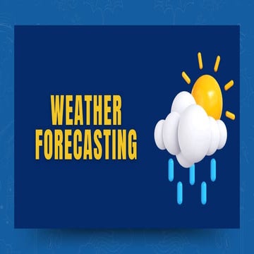 Weather Forecasting/ Marine Introduction | PDF