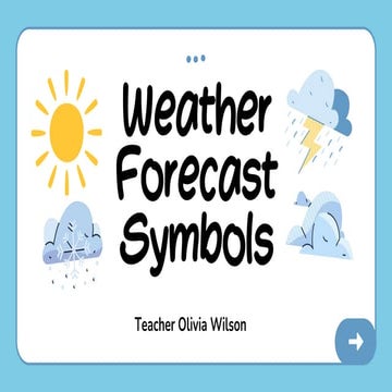 Weather Forecast Symbols Weather Forecast Symbols Weather Forecast ...
