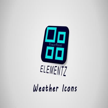 Weather icons | PPT