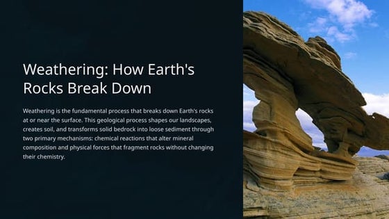 Earth Science for STEM Quarter 2 – Module 1: Weathering | PPTX ...