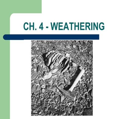 Ch4_Weathering_students | PPT | Geology | Science