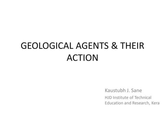 Geological action of wind | PPT | Geology | Science