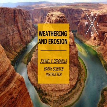 Weathering and erosion | PPTX