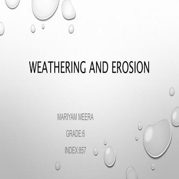 Weathering and erosion.pptx