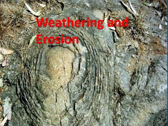 Weathering of Rocks | PPT