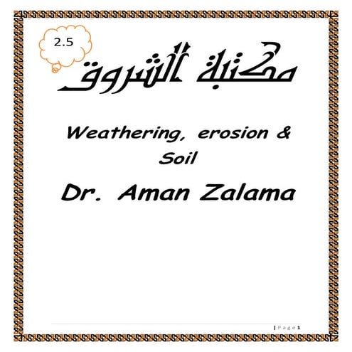 Weathering, erosion & soil | PDF | Chemistry | Science