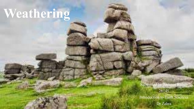 Earth Science -Stem Grade 11 - Weathering | PPTX