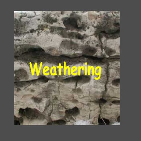 Notes on Weathering | PPT