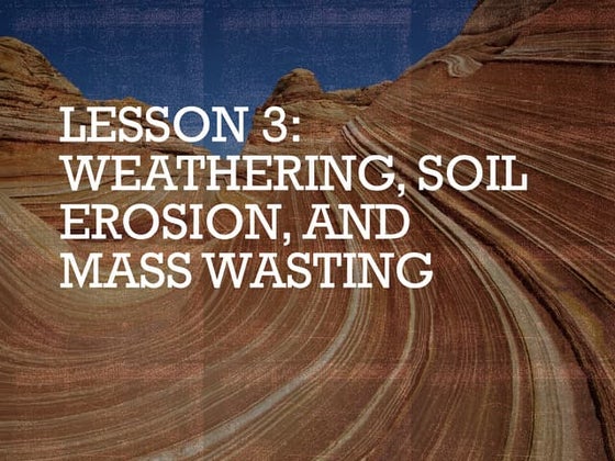 Weathering And Erosion Powerpoint
