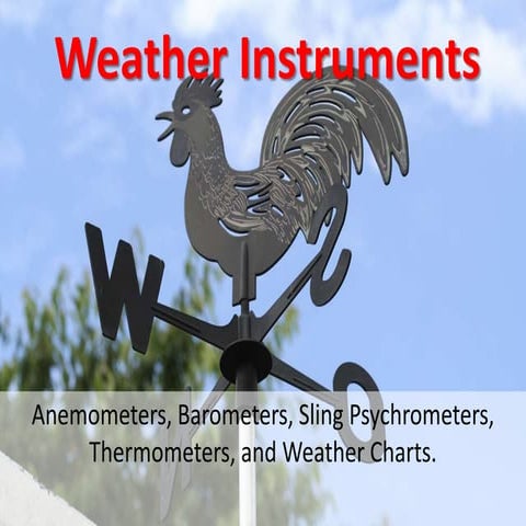 Weather instruments