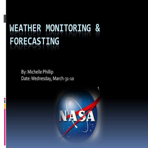 Weather Monitoring & Forcasting | PPT