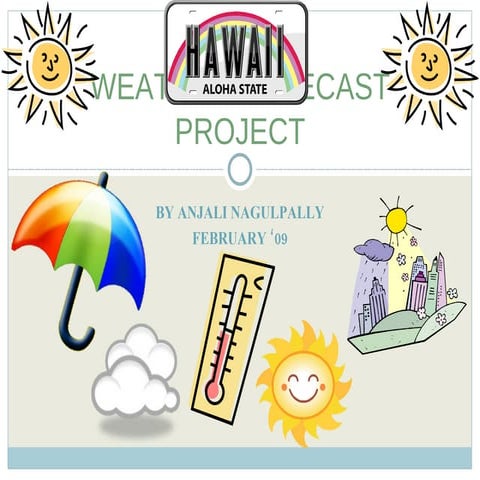 Weather Project by Anjali | PPT