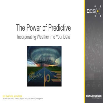 Incorporating Weather Into Your Data - Webinar | PDF | Information ...