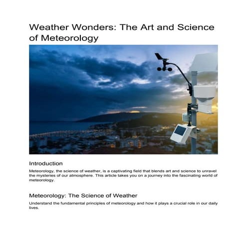 Weather Wonders_ The Art and Science of Meteorology.docx