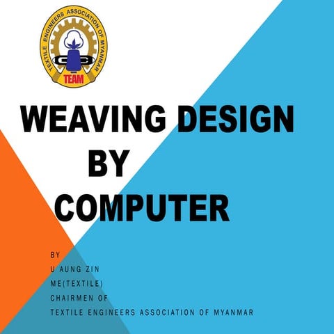 WEAVING DESIGN BY COMPUTER, CAD and CAM system for weaving design in ...