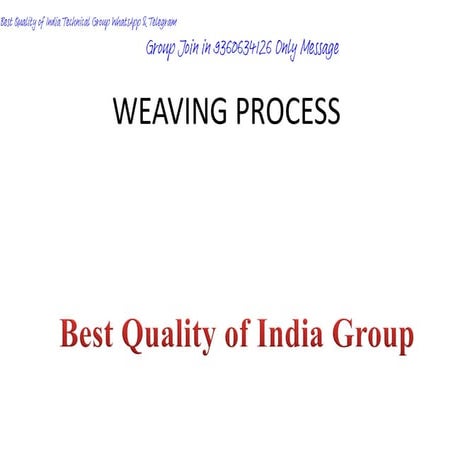 Weaving calculation | PDF