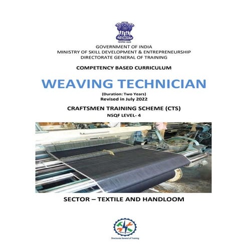 Weaving Technician_CTS2.0_NSQF-4 250 Lesson.pdf