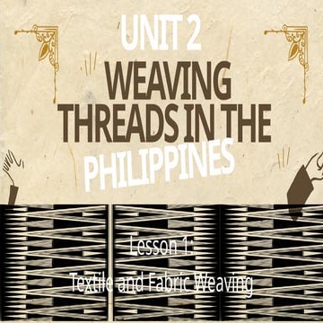 GRADE 7 ARTS AND CRAFTS OF VISAYAS | PPTX