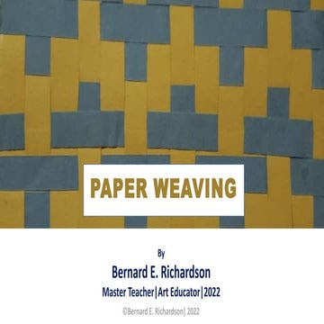 Weaving with paper | PPTX