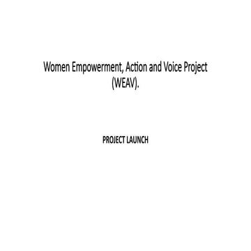 WEAV Project Inception. presentation.pptx