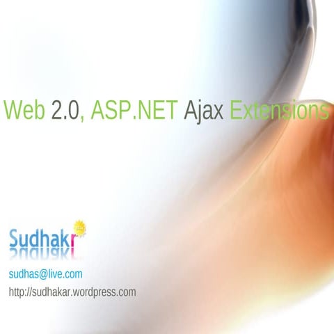 Web 20 And Aspnet Ajax Ppt Web Design And Html Internet 5410