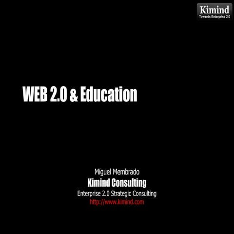 Web 2.0 & Education - Towards Education 2.0 | PPT