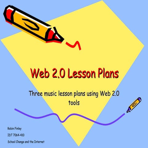 Web 2.0 Lesson Plans 2 | PPT