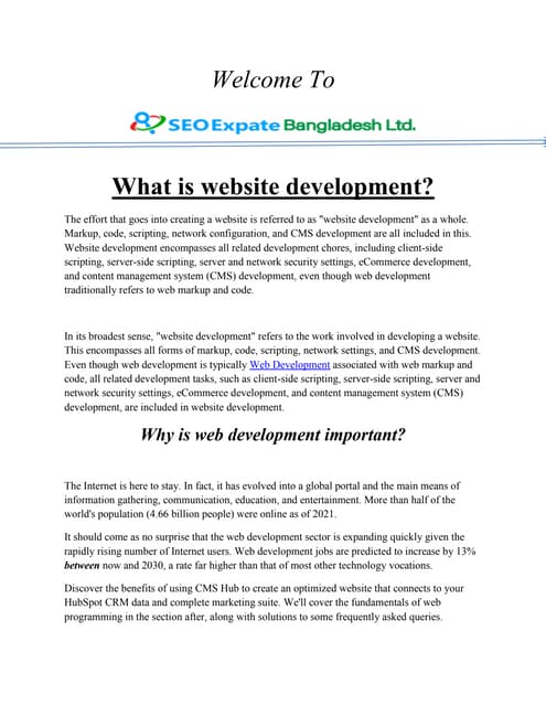 Web development ppt | PDF