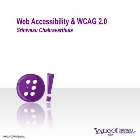 Web Accessibility and WCAG | PPTX