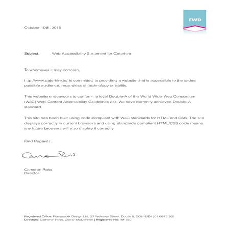 Web Accessibility Statement | PDF