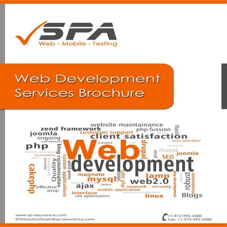 Web Apps Development Services Brochure | PDF