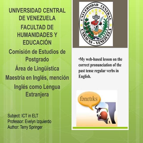 Web based lesson | PPT