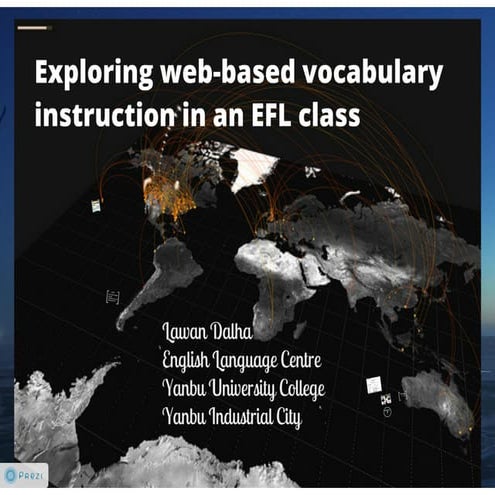 Web based vocabulary instruction | PDF