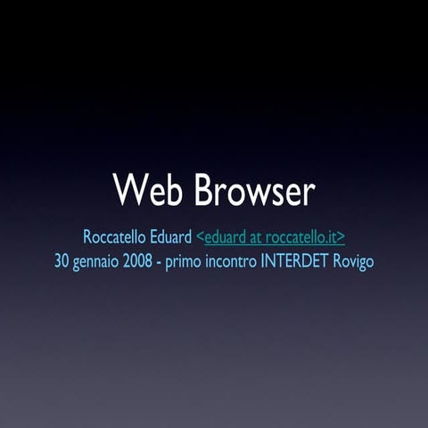 Web Browser | PPT