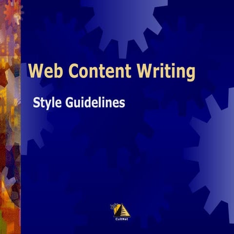 Web Content Writing | PPT