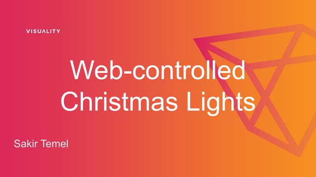 Web-controlled Christmas Lights | PPT Web-controlled Christmas Lights | PPT