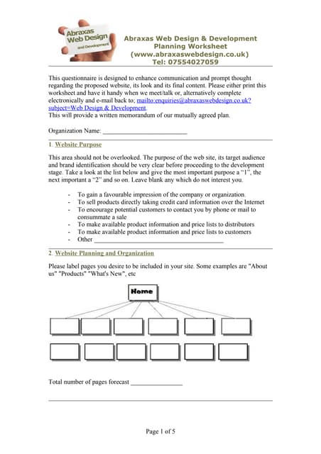 Applications Software - Web Design. worksheet. | DOC | Web Design and ...