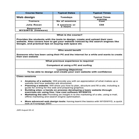 Web Design | DOC | Web Development | Internet