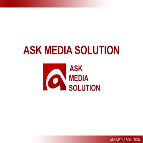 Web design ask media solution | PPTX