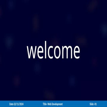 Web Dev Seminar Ppt Pptx Web Dev Seminar Pptx